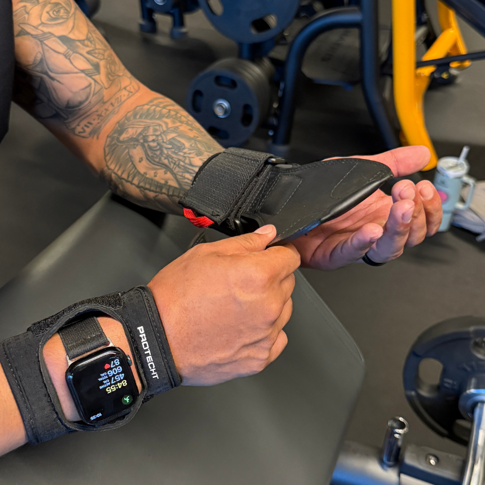 PROTECHT® | Wrist Wraps + Lifting Straps for Lifting with Apple Watch